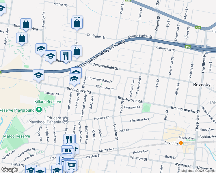 35 Ellesmere Street, Sydney NSW - Walk Score
