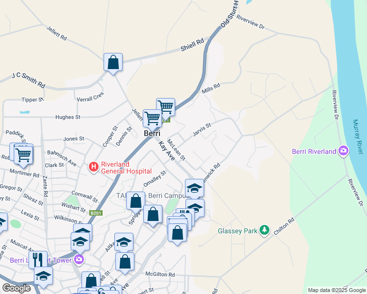 8 Jarvis Street, Berri SA - Walk Score