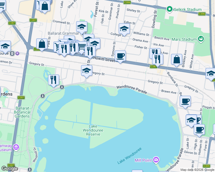 Wendouree Parade, Ballarat VIC - Walk Score