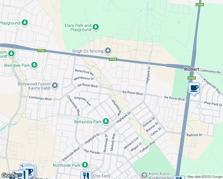 De Rossi Boulevard, Wollert VIC - Walk Score