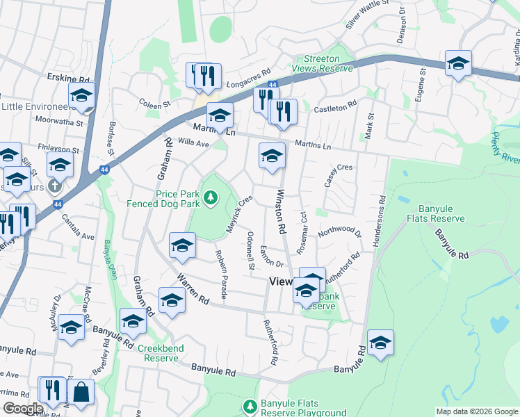 68 Meyrick Crescent, Melbourne VIC - Walk Score