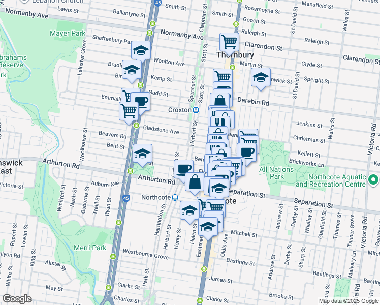 121 Herbert Street, Melbourne VIC - Walk Score
