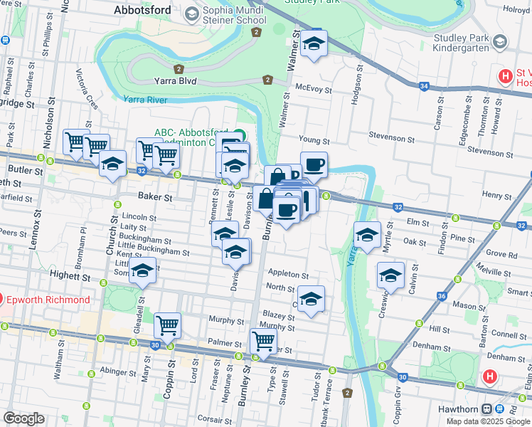 10 Burnley Street, Melbourne VIC - Walk Score