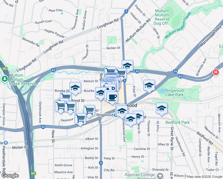 175 Maroondah Highway, Melbourne VIC - Walk Score