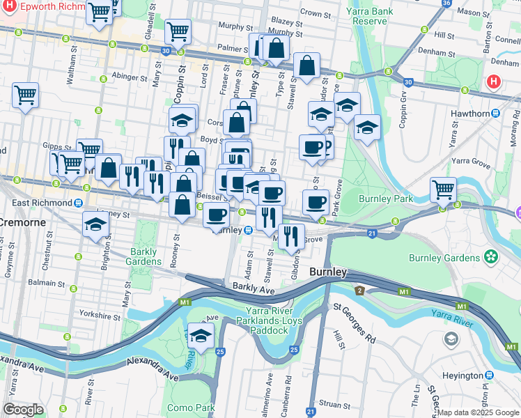 439 Swan Street, Melbourne VIC - Walk Score