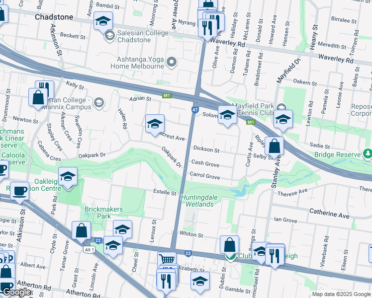 97 Huntingdale Road, Melbourne VIC - Walk Score