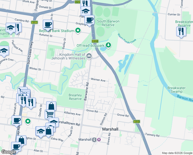 13 Werner Avenue, Geelong VIC - Walk Score