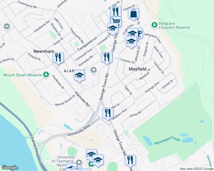 82 George Town Road, Launceston TAS - Walk Score