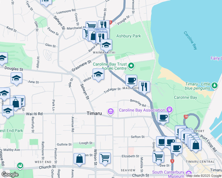 Trafalgar Street, Timaru Canterbury - Walk Score