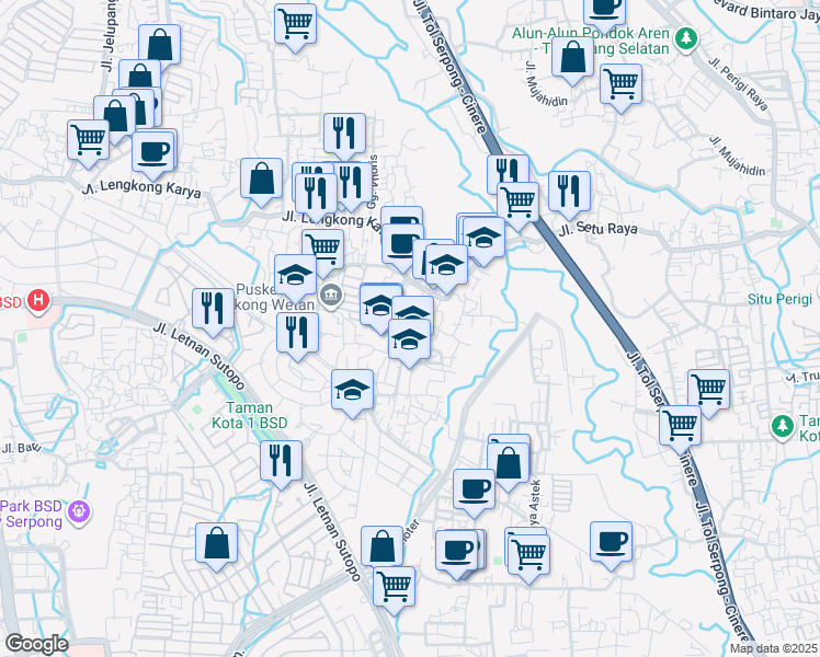 Map Tangerang Selatan