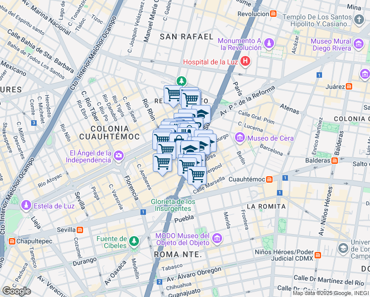 222 Avenida Paseo de la Reforma, Ciudad de México CDMX - Walk Score