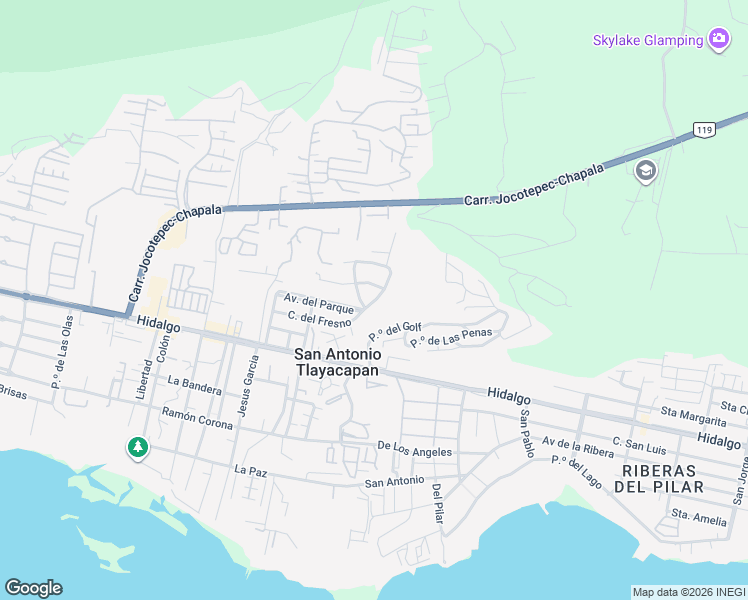 San Antonio Tlayacapan Jal. - Walk Score
