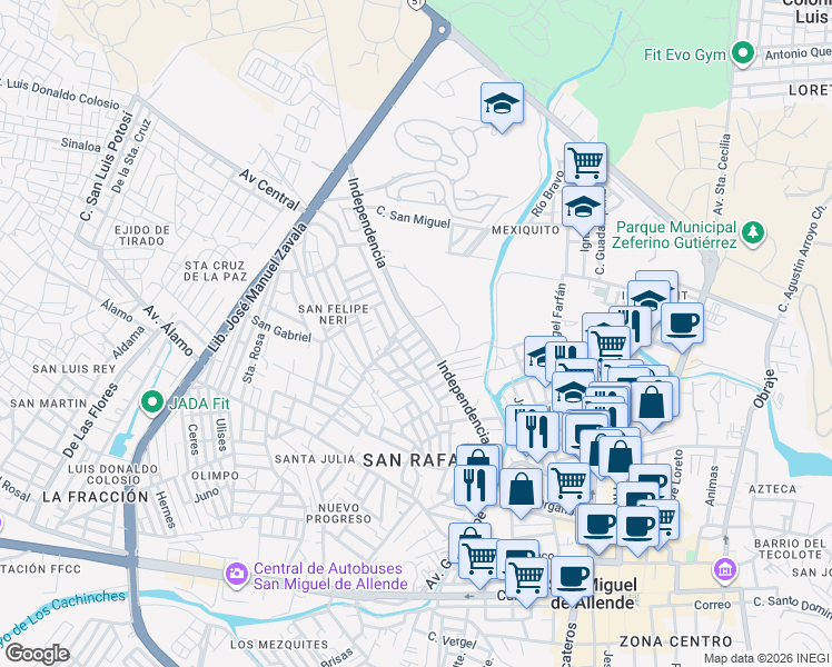 13 Federico Montes de Oca, San Miguel de Allende Gto. - Walk Score