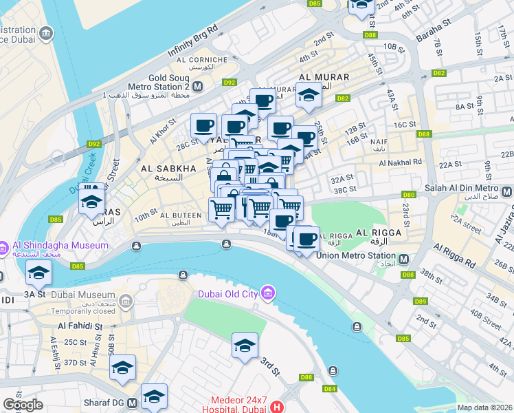 Baniyas Square-14th Road, Dubai Dubai - Walk Score
