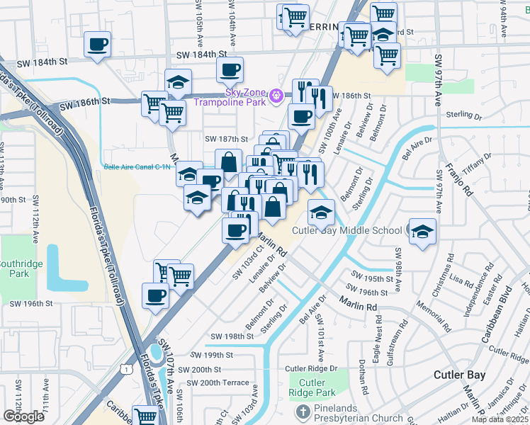 19151 South Dixie Highway, Cutler Bay FL - Walk Score