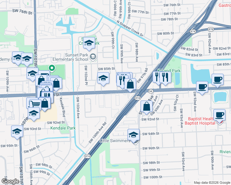 Kendall FL - Walk Score