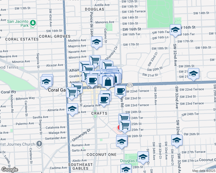 94 Miracle Mile, Coral Gables FL - Walk Score