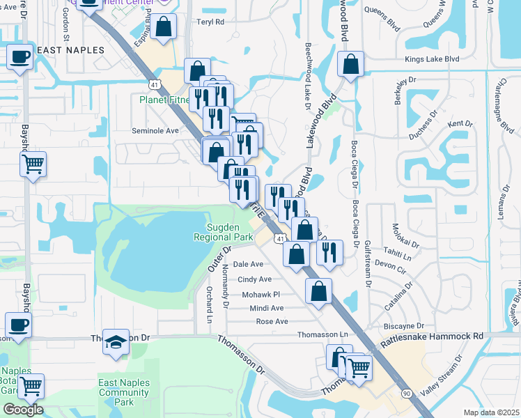 4133 Tamiami Trail East, Naples FL - Walk Score