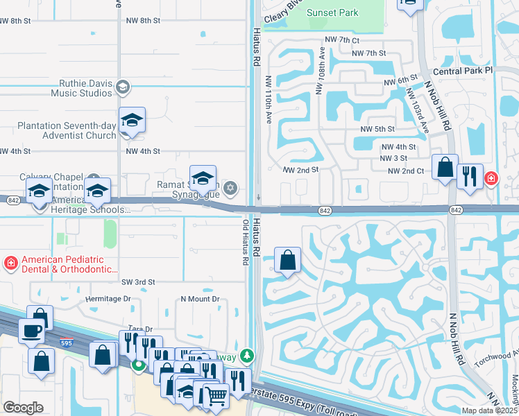 West Broward Boulevard & South Hiatus Road, Plantation FL - Walk Score