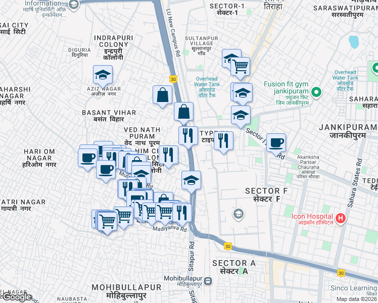 Sitapur Road, Lucknow UP - Walk Score
