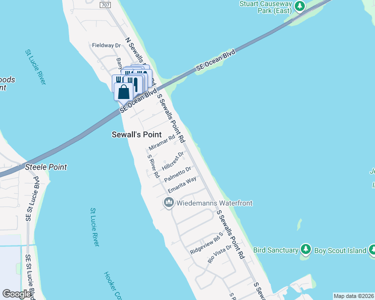 36 South Sewalls Point Road, Sewall's Point FL - Walk Score