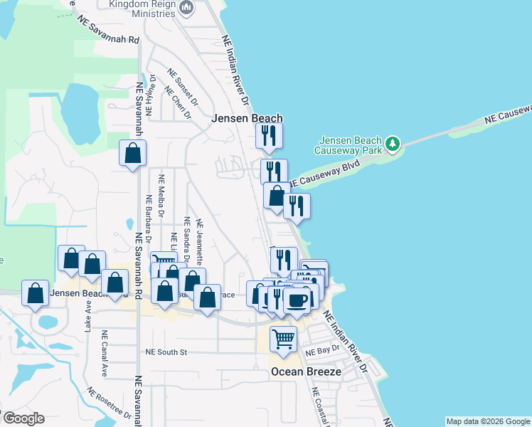 3653 Northeast Pineapple Avenue, Jensen Beach FL - Walk Score