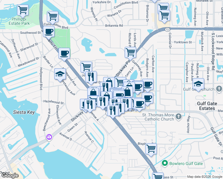 0 Gulf Gate Mall, Gulf Gate FL - Walk Score