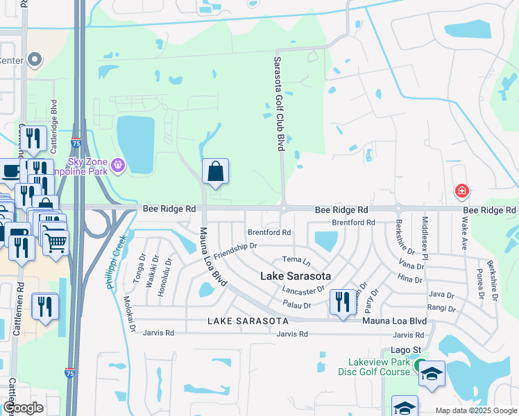 6741 Bee Ridge Road, Lake Sarasota FL - Walk Score