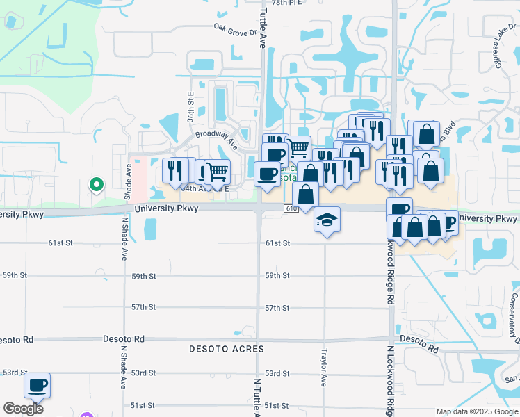 University Parkway & Tuttle Avenue, Desoto Acres FL - Walk Score