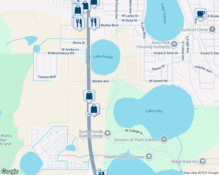 Canberra Circle, Avon Park FL - Walk Score