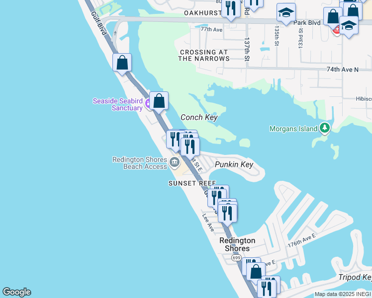 18201 Gulf Boulevard, Redington Shores FL - Walk Score