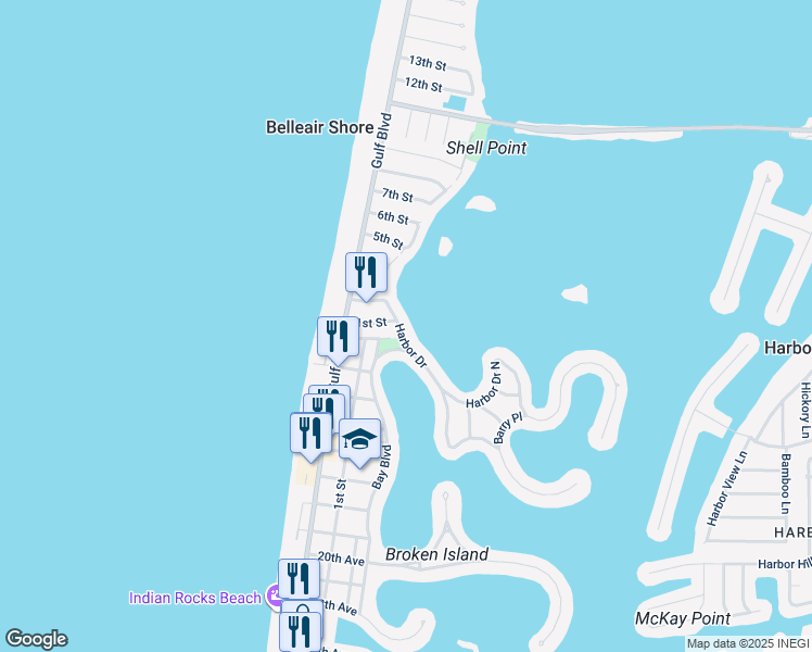 97 Harbor Drive, Belleair Beach FL - Walk Score