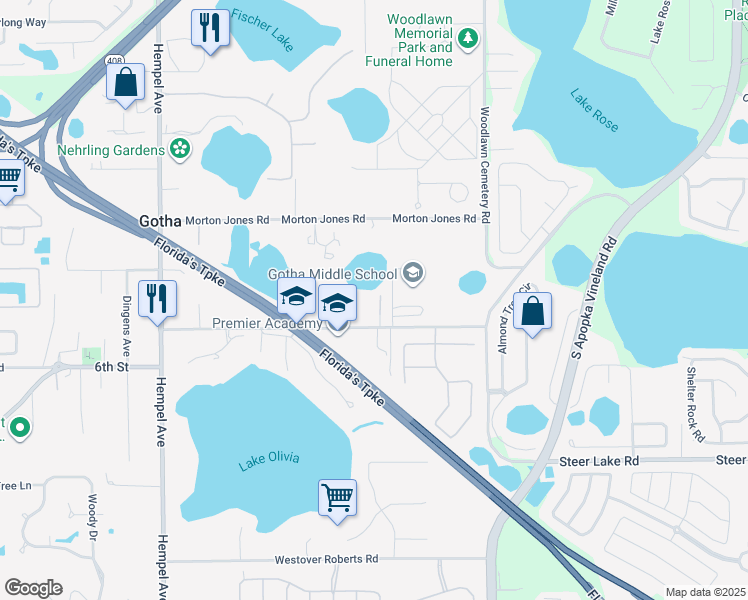 9269 Gotha Road, Gotha FL - Walk Score
