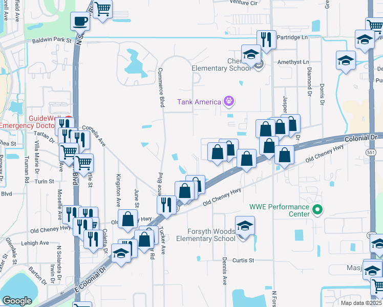6441 East Colonial Drive, Orlando FL - Walk Score