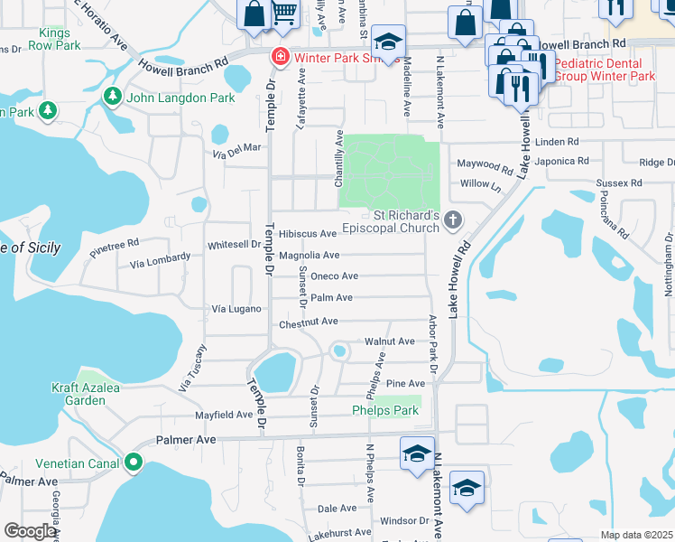 1541 Oneco Avenue, Winter Park FL - Walk Score