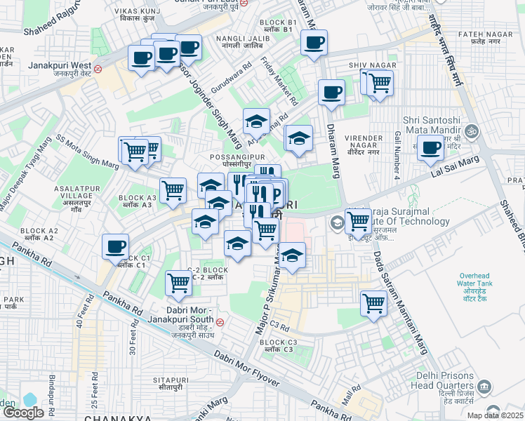 New Delhi DL - Walk Score