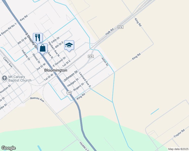 446 Rogers Street, Bloomington TX - Walk Score