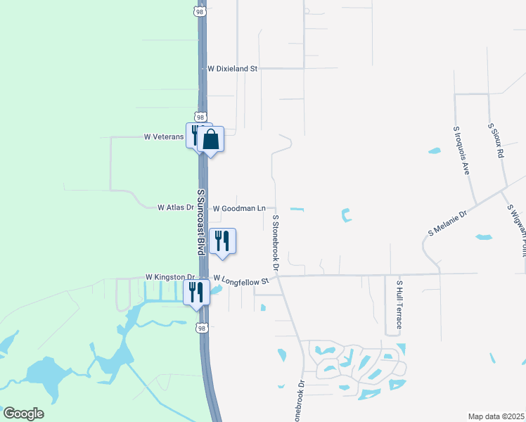 2020 South Comforter Point Road, Homosassa Springs FL - Walk Score