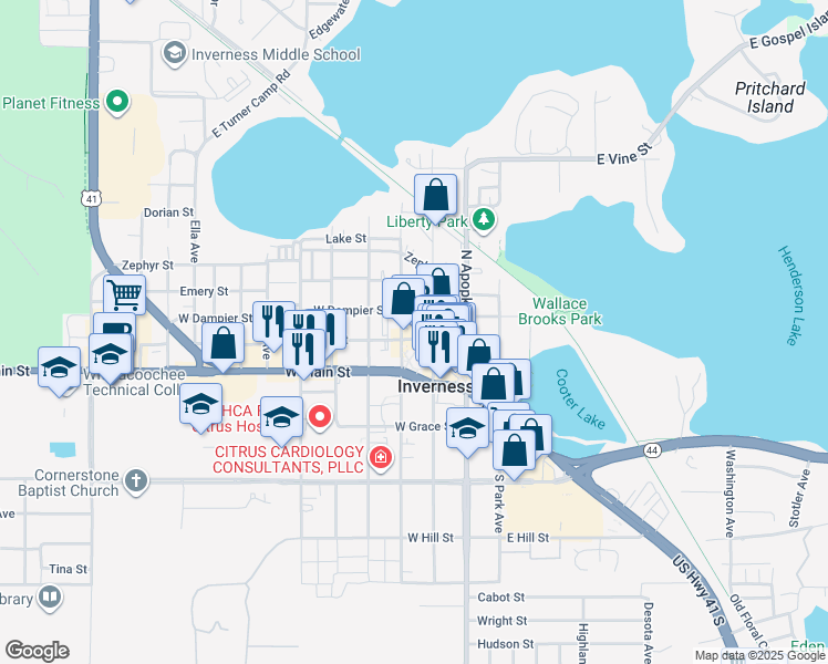 Inverness FL - Walk Score