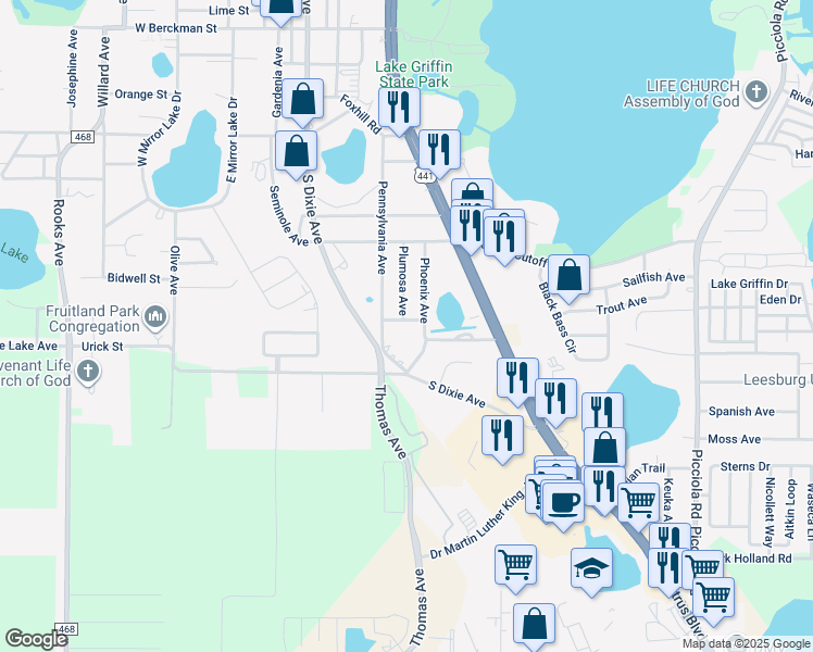 401 Areca Street, Fruitland Park FL - Walk Score