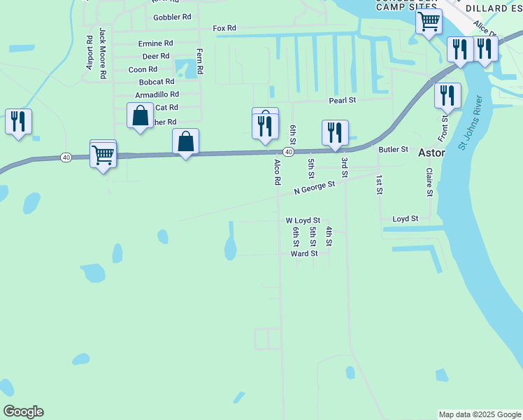 55211 Alco Road, Astor FL - Walk Score