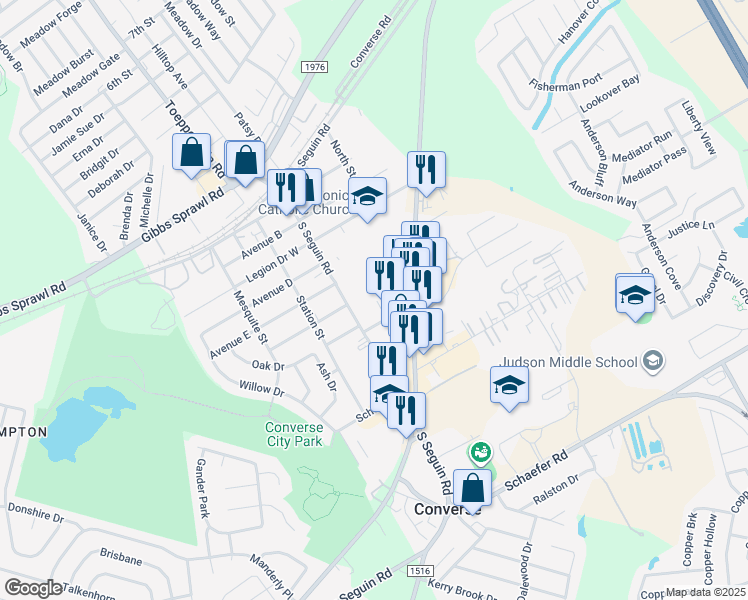 301 Converse Center Street, Converse TX - Walk Score