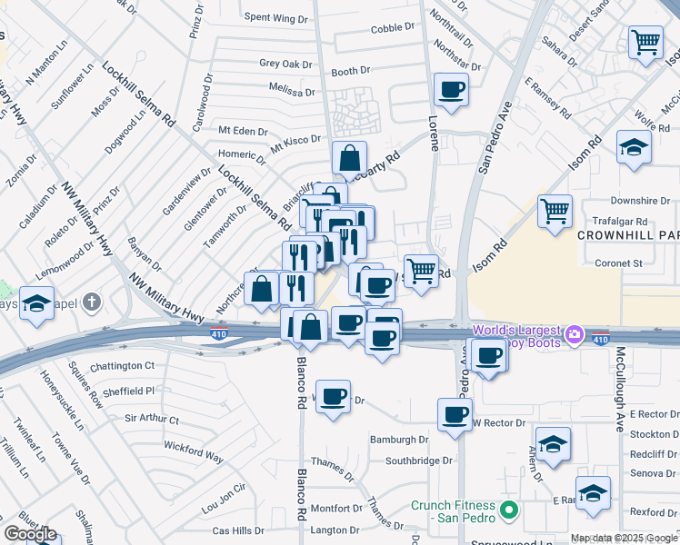 Blanco Road & Lockhill Selma Road, San Antonio TX - Walk Score