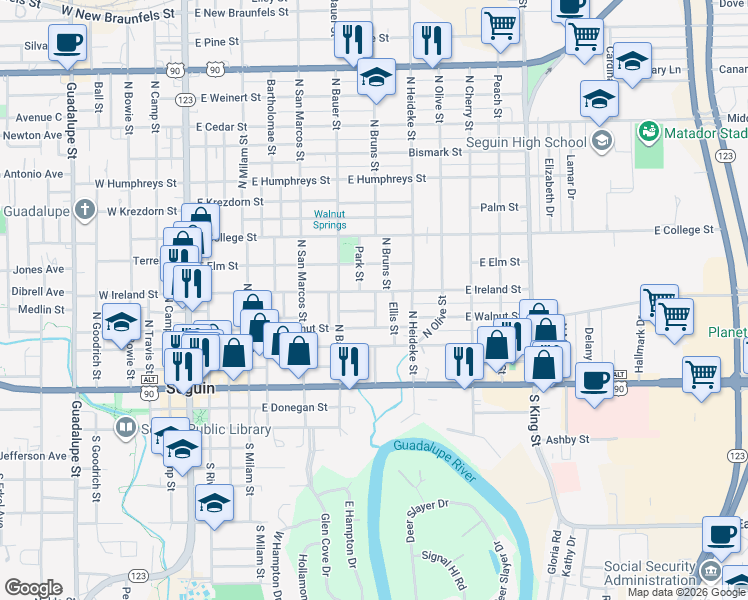 761 East Ireland Street, Seguin TX - Walk Score