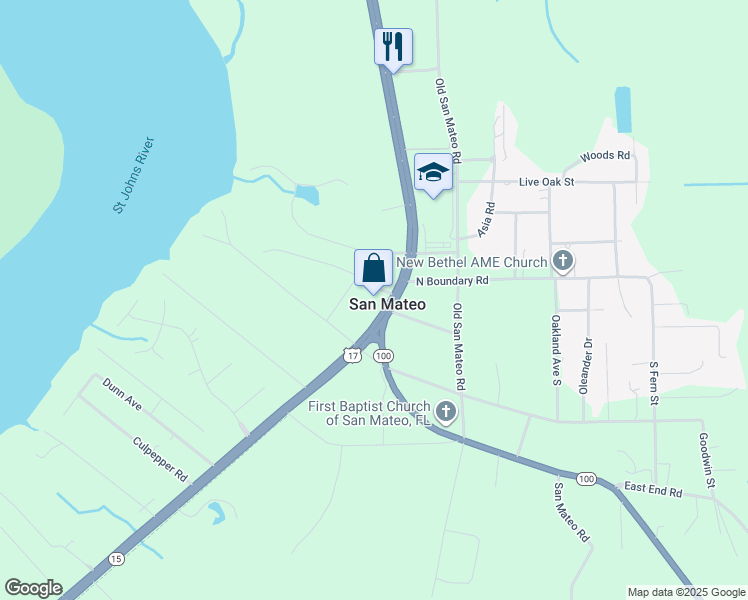 543 Florida 100, San Mateo FL - Walk Score