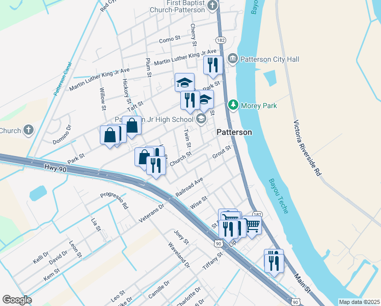 Church Street, Patterson LA - Walk Score