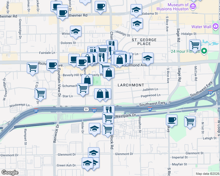 3410 Chimney Rock Road, Houston TX - Walk Score