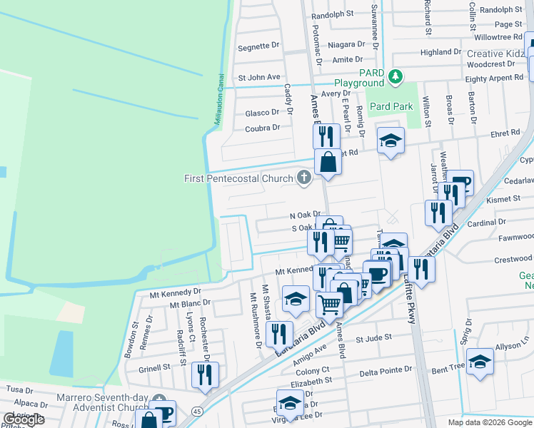 Stebben Street, Marrero LA - Walk Score