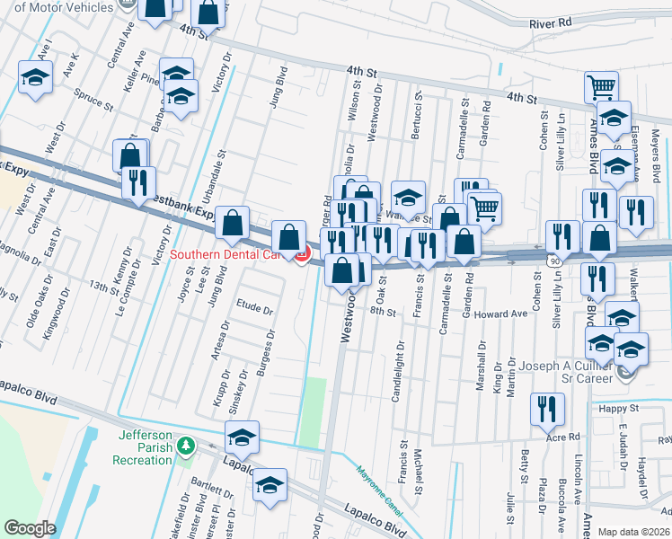 911 Dimarco Street, Marrero LA - Walk Score