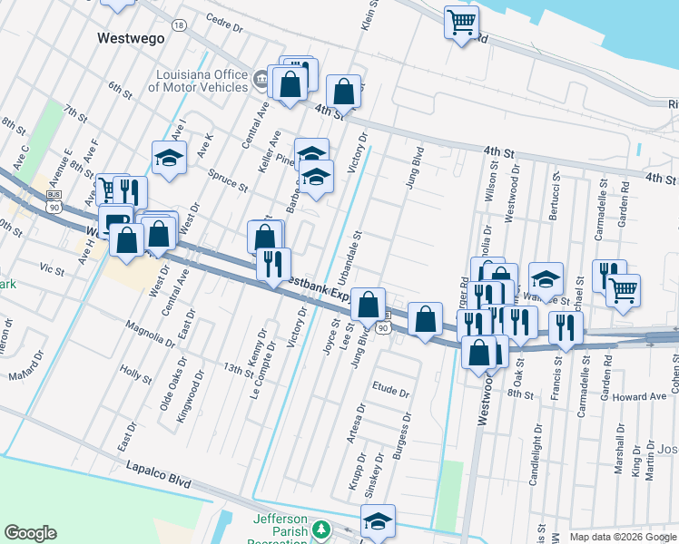 826 Urbandale Street, Marrero LA - Walk Score